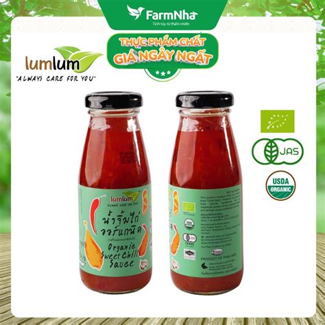 Sốt Ớt Chua Ngọt Hữu Cơ Lumlum Organic Sweet Chilli Sauce Đánh Thức