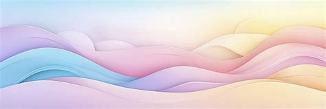 Abstract Pastel Wave Background Soft Colors Smooth Curves Abstract Design Soft Colors Modern