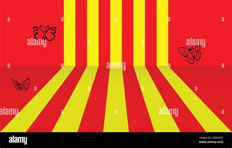 Simple Clean Background Design With Perspective Line Stock Vector Image