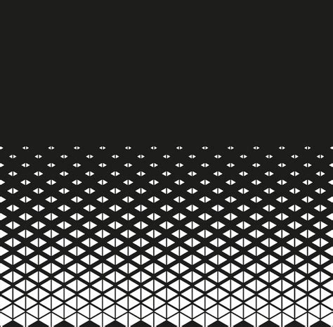 Geometric Triangle Halftone Pattern