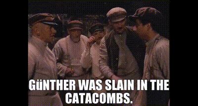 Yarn Günther Was Slain In The Catacombs The Grand Budapest Hotel