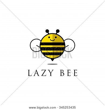 Lazy Bee Logo Design Vector Photo Free Trial Bigstock