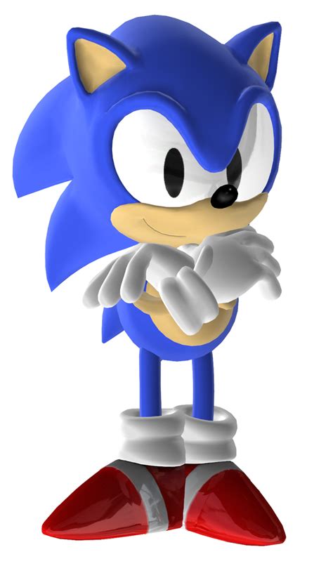 Sonic 3d Render By Ibraheemlighting On Deviantart