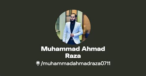 Muhammad Ahmad Raza Instagram Facebook Tiktok Linktree