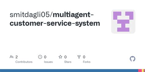 Github Smitdagli05multiagent Customer Service System
