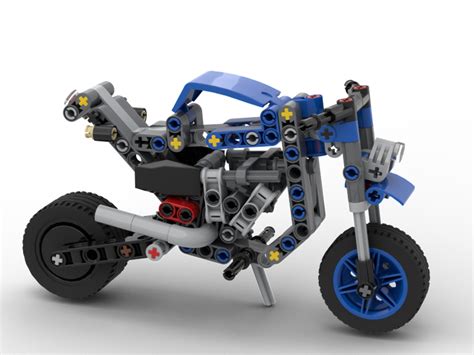 Lego Moc 42164 Motorbike By Hoppepe Rebrickable Build With Lego