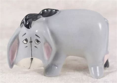 Original Vintage Walt Disney Prod Eeyore Winnie The Pooh Gold Stamped