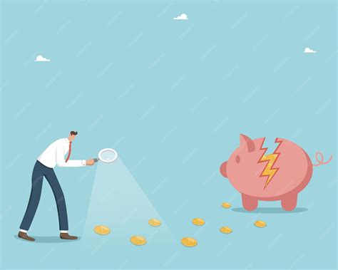 Premium Vector Recession And Economic Crisis Inflation Or Decrease In