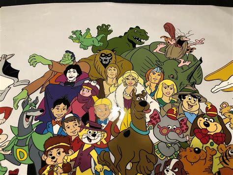 Hanna Barbera Ruby Spears Publicity 14â X 17â Animation Cel 2025195967