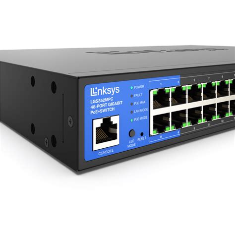 Linksys 48 Port Poe Switch Bcd