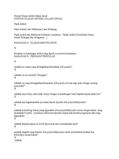 Format Ulasan Pdf