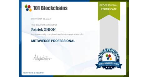 Patrick Ghion On Linkedin Metaverse Professional • Patrick Ghion • 101 Blockchains