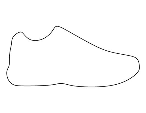 Printable Shoe Template For Crafts