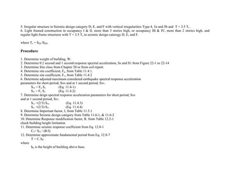 53681294 Asce 7 Seismic Example Pdf Geology Science