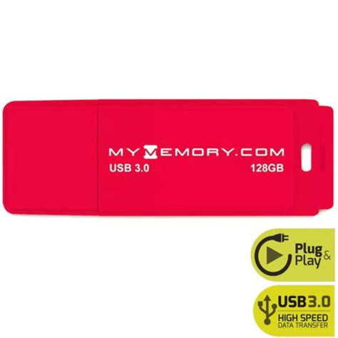 Mymemory 128gb Usb 3 0 Memory Stick Ultra Fast Flash Drive Data Storage 200mb S 5055288427594