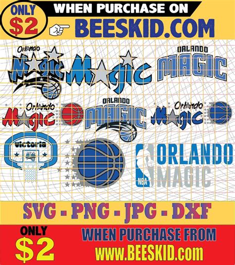 Orlando Magic Svg Bundle Svg File For Cricut Layered Svg Clipart