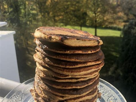 Pancakes Healthy Flocons D Avoine Et Banane Au Thermomix Cookomix