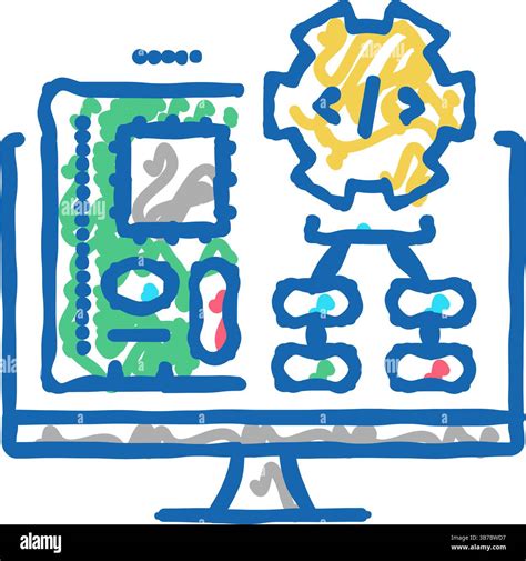 Embedded Software Icon Doodle Illustration Stock Vector Image And Art Alamy