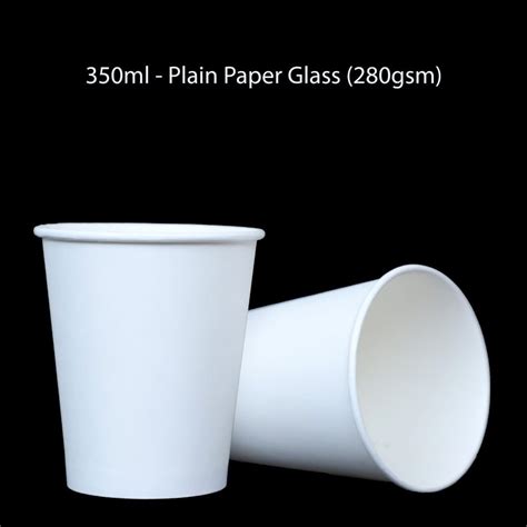 350ml Plain Paper Glass At Rs 360piece Printed Paper Glass In