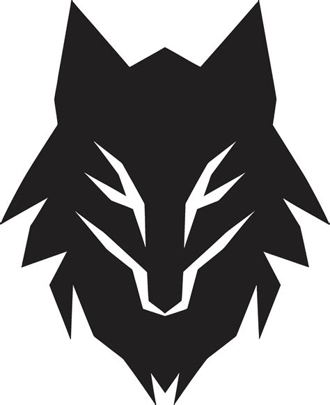 Midnight Howling Wolf Emblem Sleek Black Wolf Logo 32356891 Vector Art At Vecteezy
