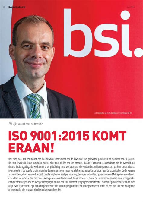 Pdf Iso 9001 2015 Komt Eraan Bsi Group Iso 9001 2015 Komt Eraan