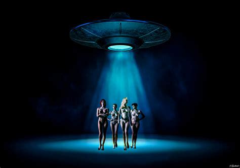 Naked Abduction By Thomas Dellert Photography Digital On Metal SINGULART