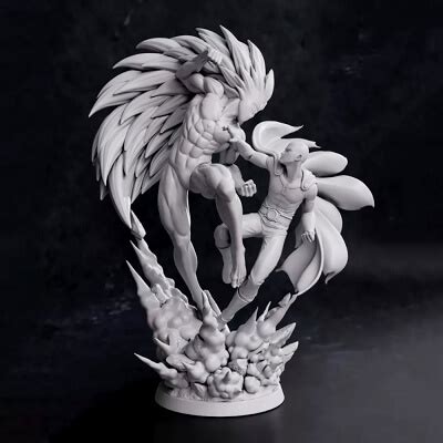 Saitama Vs Boros One Punch Man D Model By Tan Wan Lin Breda