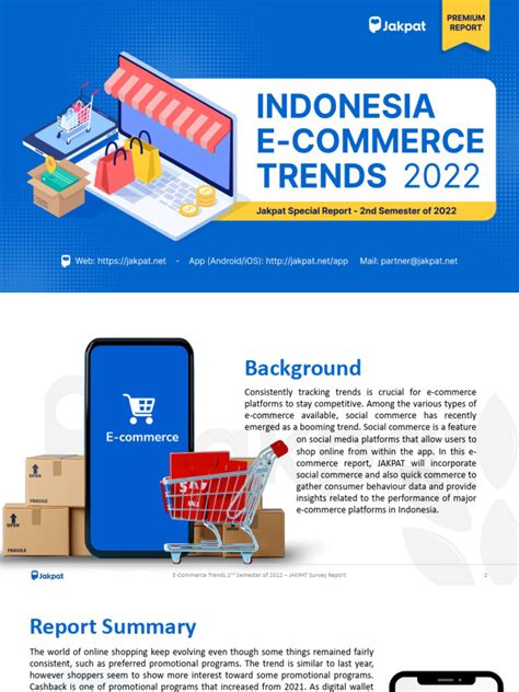 Pdf Report Indonesia Ecommerce Trends 2nd Half Of 2022 Jakpat Survey