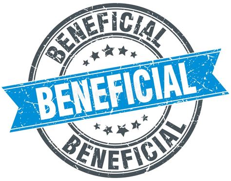 Beneficial Stamp Stock Vector Illustration Of Beneficial 120829544