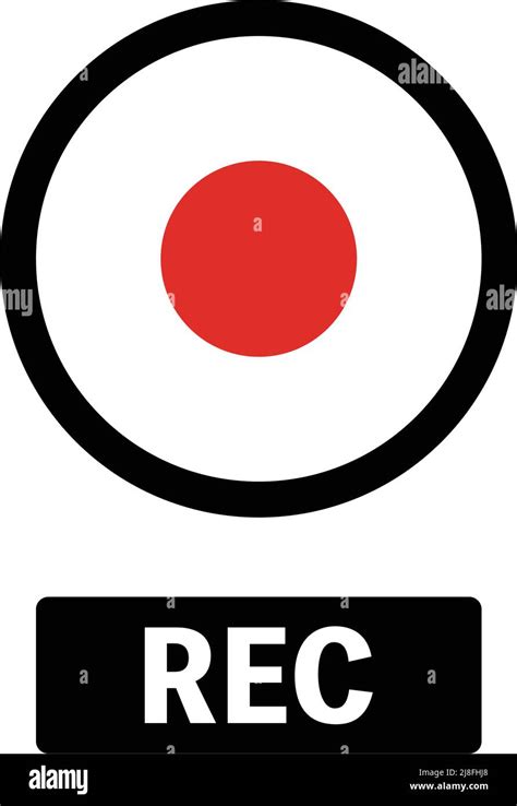 rec button recording sign editable vector stock vector image and art
