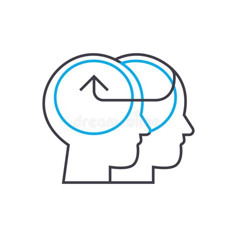 Knowledge Sharing Vector Thin Line Stroke Icon Knowledge Sharing