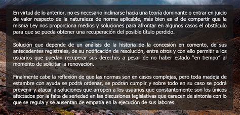 PrÓrrogas De TÍtulos De ConcesiÓn O AsignaciÓn En Aguas Nacionales