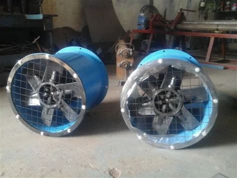 Stainless Steel Axial Flow Fans For Industrial Capacity 500 Cfm To