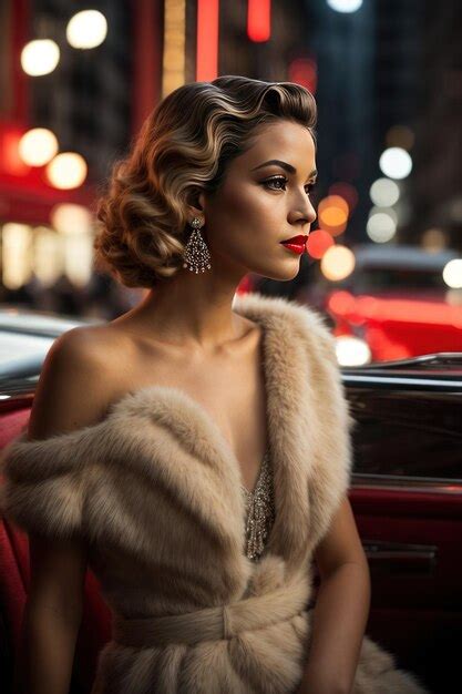 Premium Photo Ai Generated Ethereal Elegance Portrait Of A 1930s