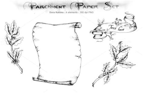 Hand Drawing Parchment Set