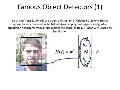 Ppt Generic Object Detection Using Feature Maps Powerpoint