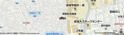 東京都世田谷区成城6丁目21 10の地図 住所一覧検索｜地図マピオン