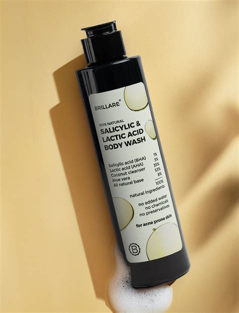 Salicylic And Lactic Acid Body Wash Size 200 Ml By Brillare