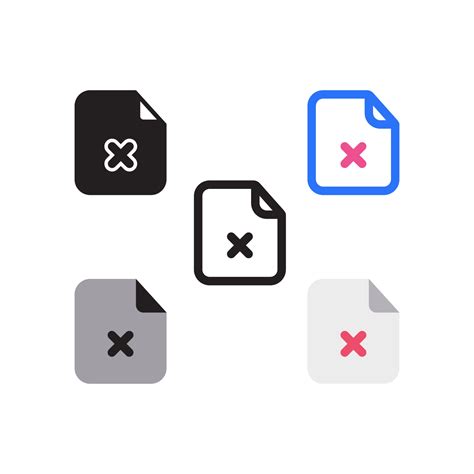Broken File Pack 12625411 Vector Art At Vecteezy
