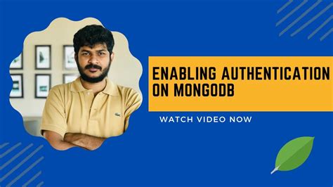 enable authentication on mongodb youtube