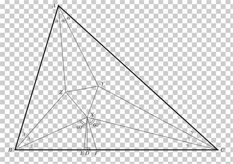 Triangle Morleys Trisector Theorem Angle Trisection Png Clipart Free Png Download