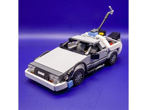 Lego Moc Back To The Future Delorean By Huemus Rebrickable Build