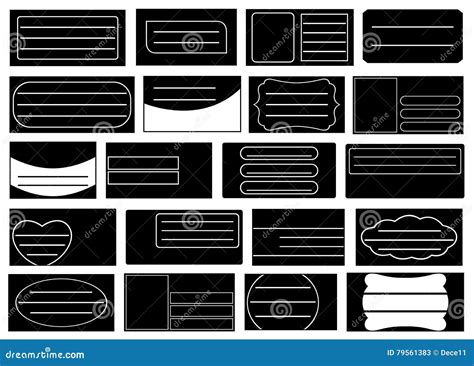 Illustration Of Different Babe Notebook Labels Stock Vector Illustration Of Display