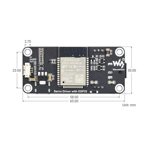 Waveshare Servo Driver Expansion Board Esp32 Ws 21593