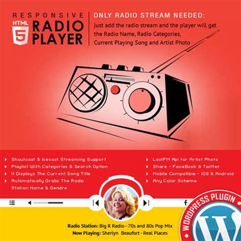 Download Radio Player Shoutcast And Icecast Wordpress Plugin 41