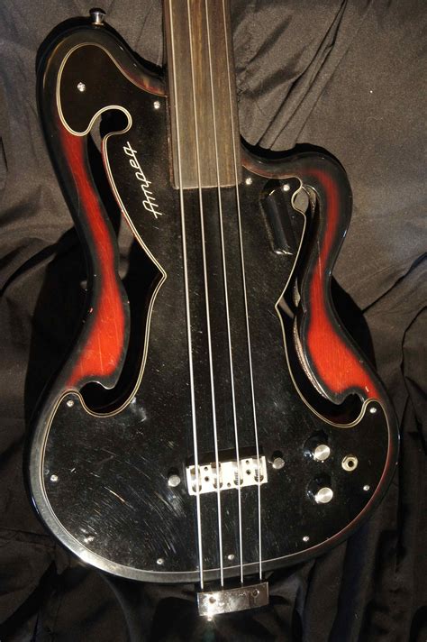 Ampeg Scroll Fretless Bass Aub 1 1967 Tune Your Sound
