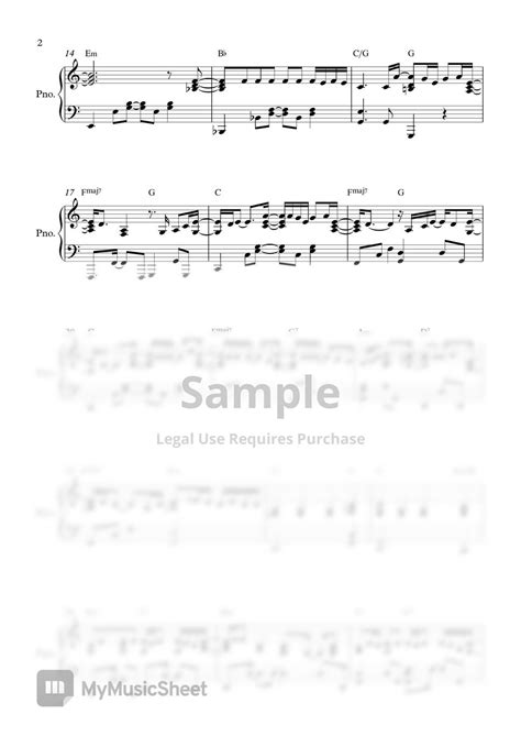 Bruno Mars When I Was Your Man Sheets By Pianoinu