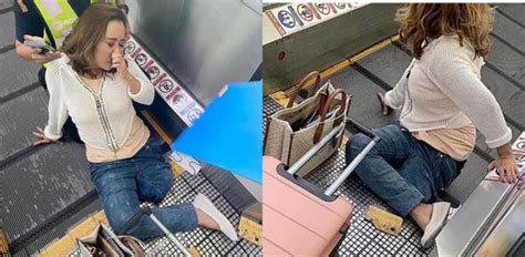 1 Elle Se Coince La Jambe Dans Le Tapiselle Est Amputée
