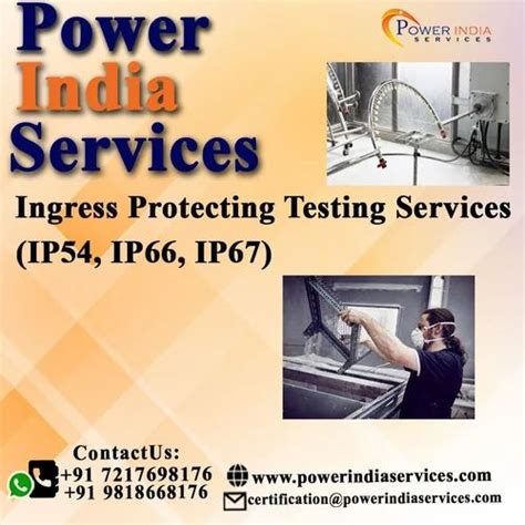 Ip Ingress Protection Testing Service In New Delhi ID 2852306061062