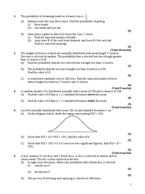 Normal Binomial Distribution Pdf Normal Distribution Standard